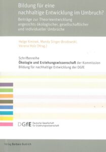 Bildung für eine nachhaltige Entwicklung im Umbruch? - C3 – Centrum für Internationale Entwicklung